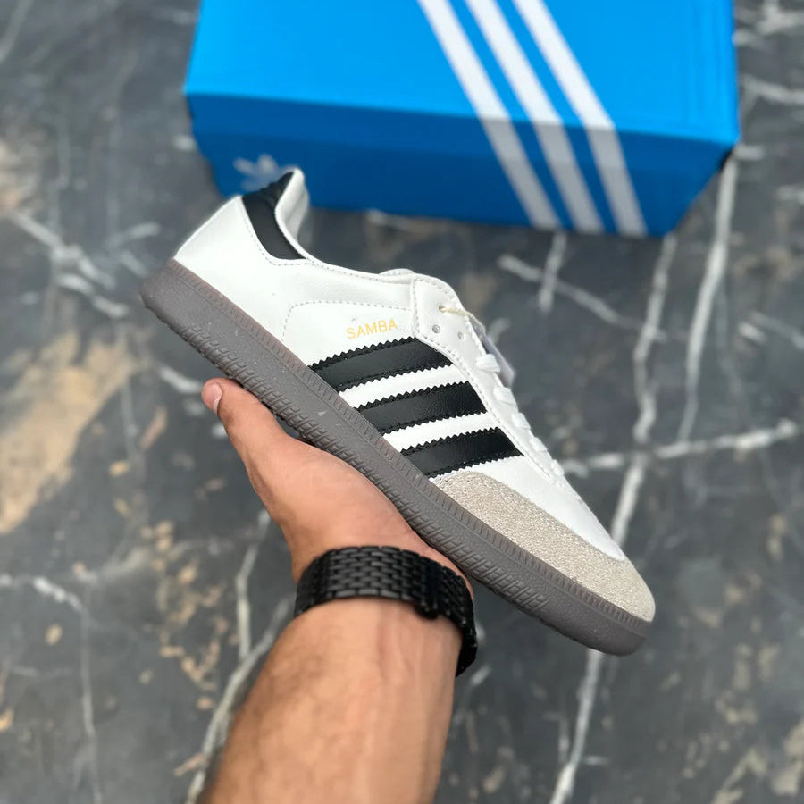 Adidas Samba OG White Black Premium Quality(Dot Perfect)