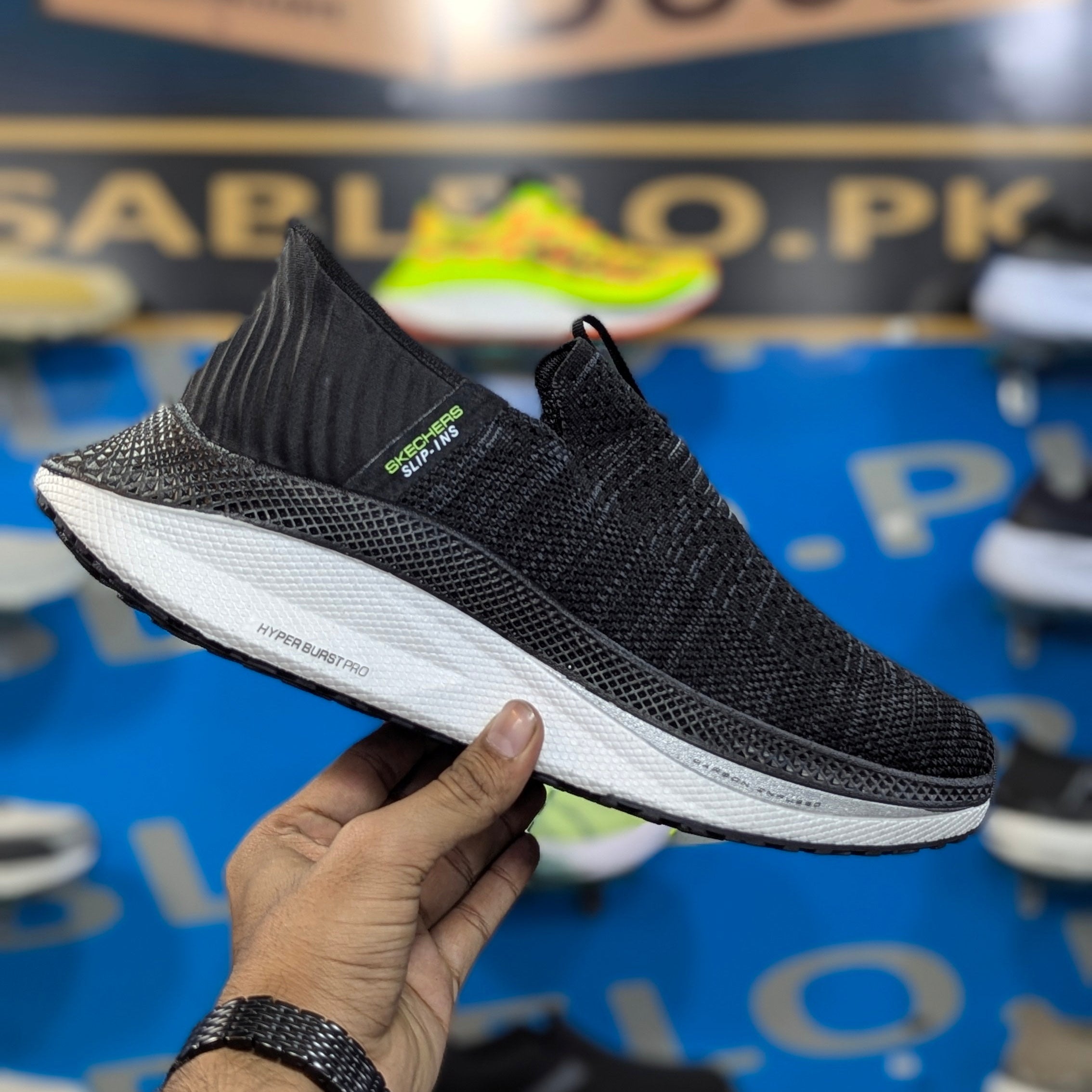 Skechers Hyper Burst Pro Premium Black (Dot Perfect)